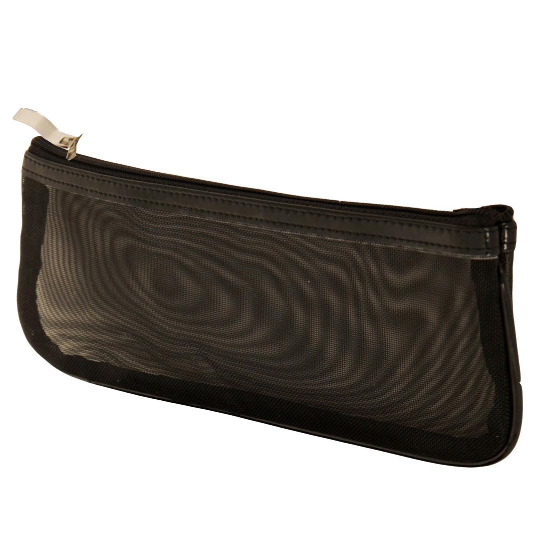 Chic Petite Black Mesh Brush Bag – Mommy Makeup