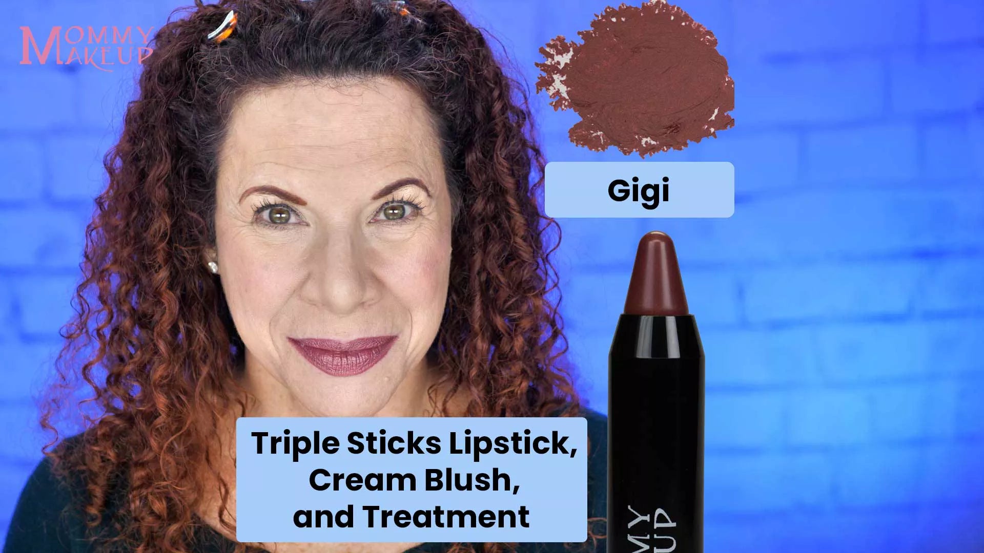 Triple Sticks Lipstick, Cream Blush, and Treatment in Gigi – Mommy Makeup