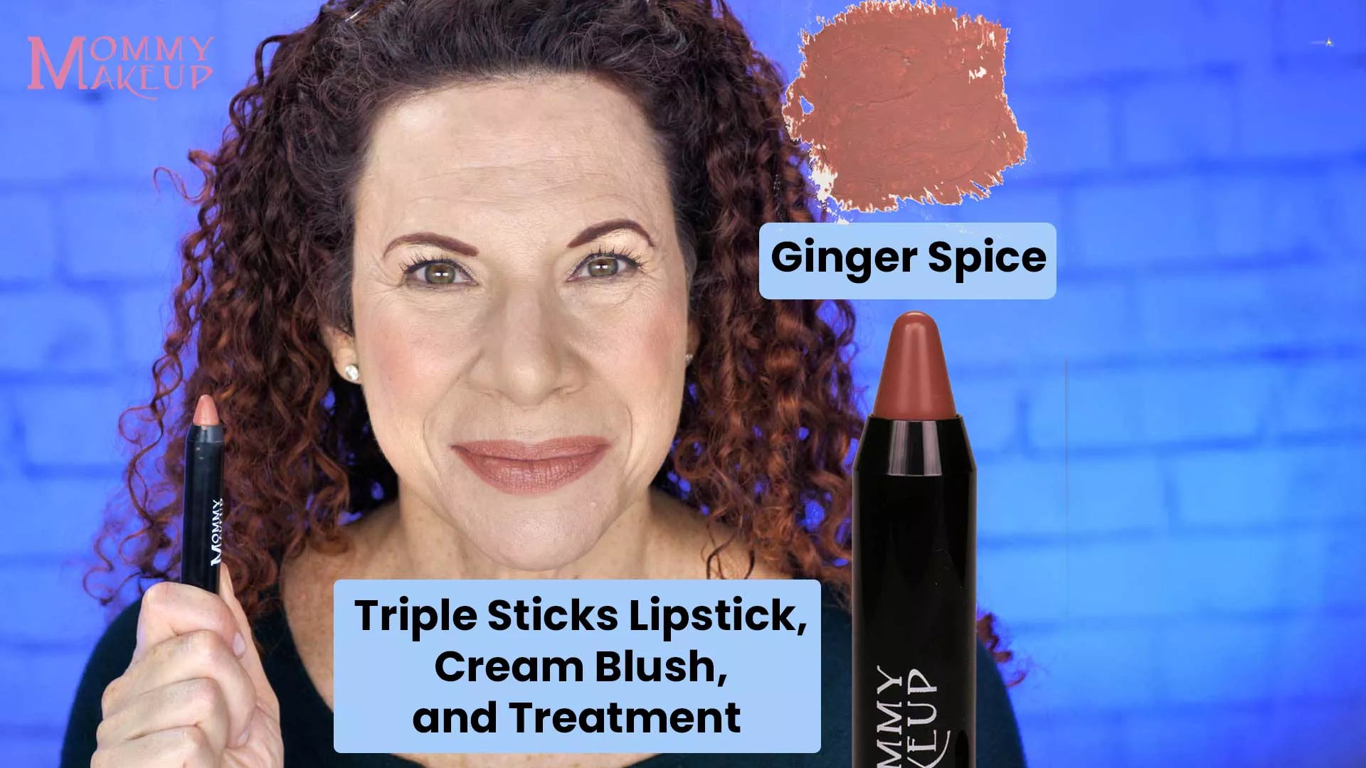 Triple Sticks Lipstick, Cream Blush, and Treatment in Ginger Spice ...