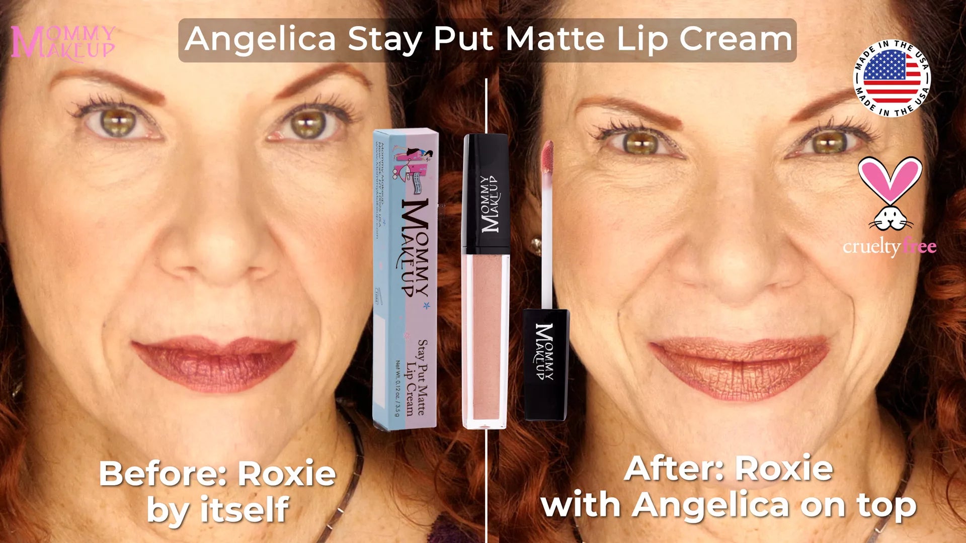 Stay Put Matte Lip Cream in Angelica: The Fixer Color! – Mommy Makeup